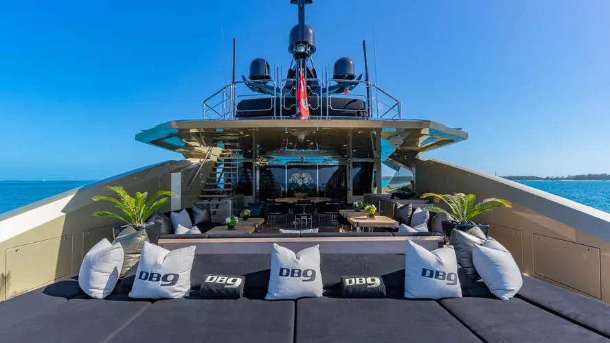 DB9 yacht for charter (Palmer Johnson, 52.4m, 2010)